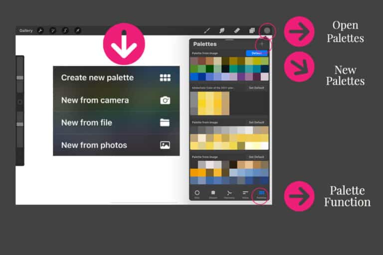 Procreate's Capture & Swatch Drop For Color Palettes, Insider's Review ...