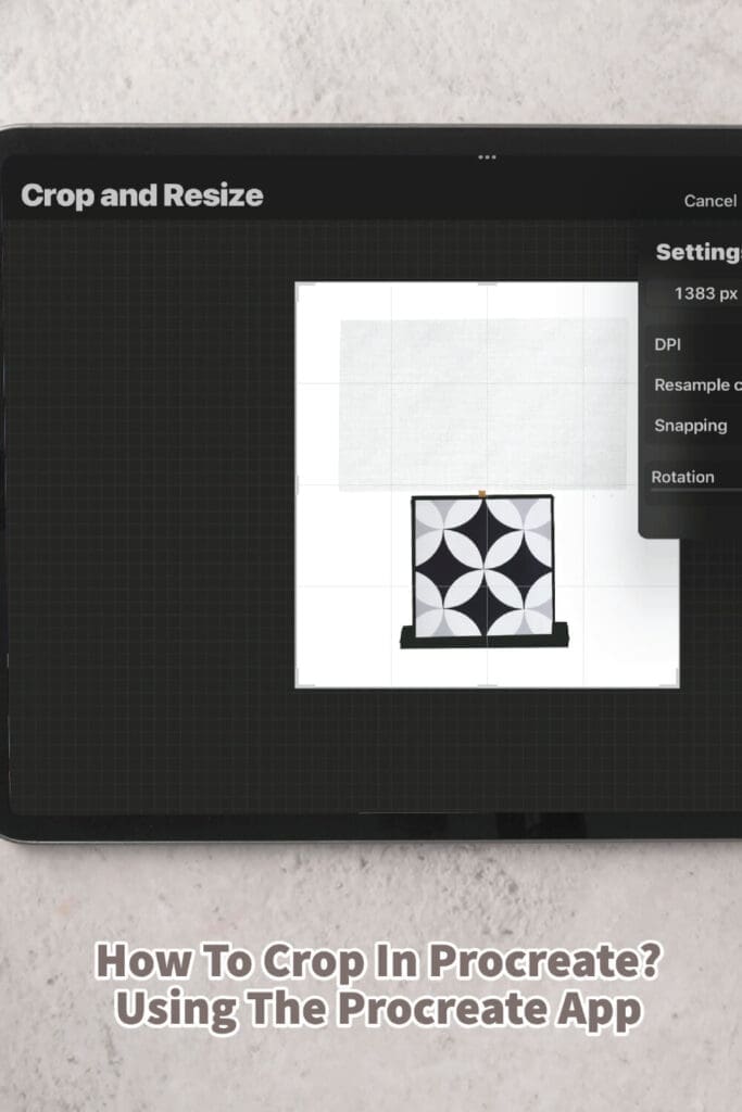 How To Crop In Procreate? Using The Procreate App – Mondoro Company Limited